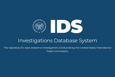 IDS is Now Live | United States International Trade Commission